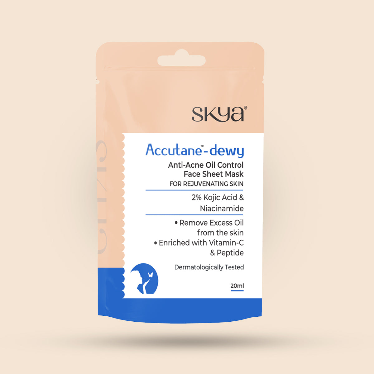 Accutane - Dewy Anti Acne oil Control Face Sheet Mask – SKYA