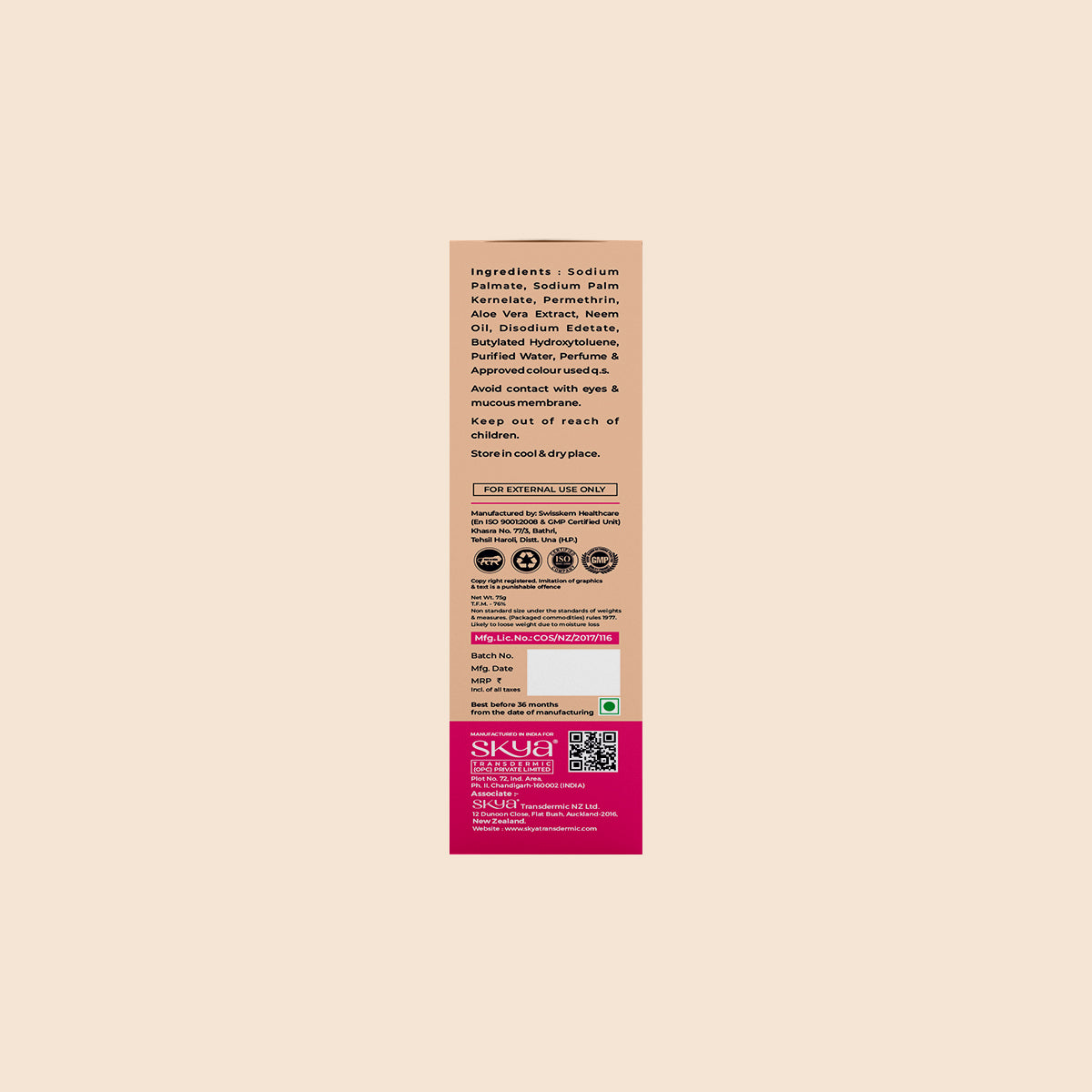 EILONI -ANTI SCABIES & ANTI LICE BAR – SKYA
